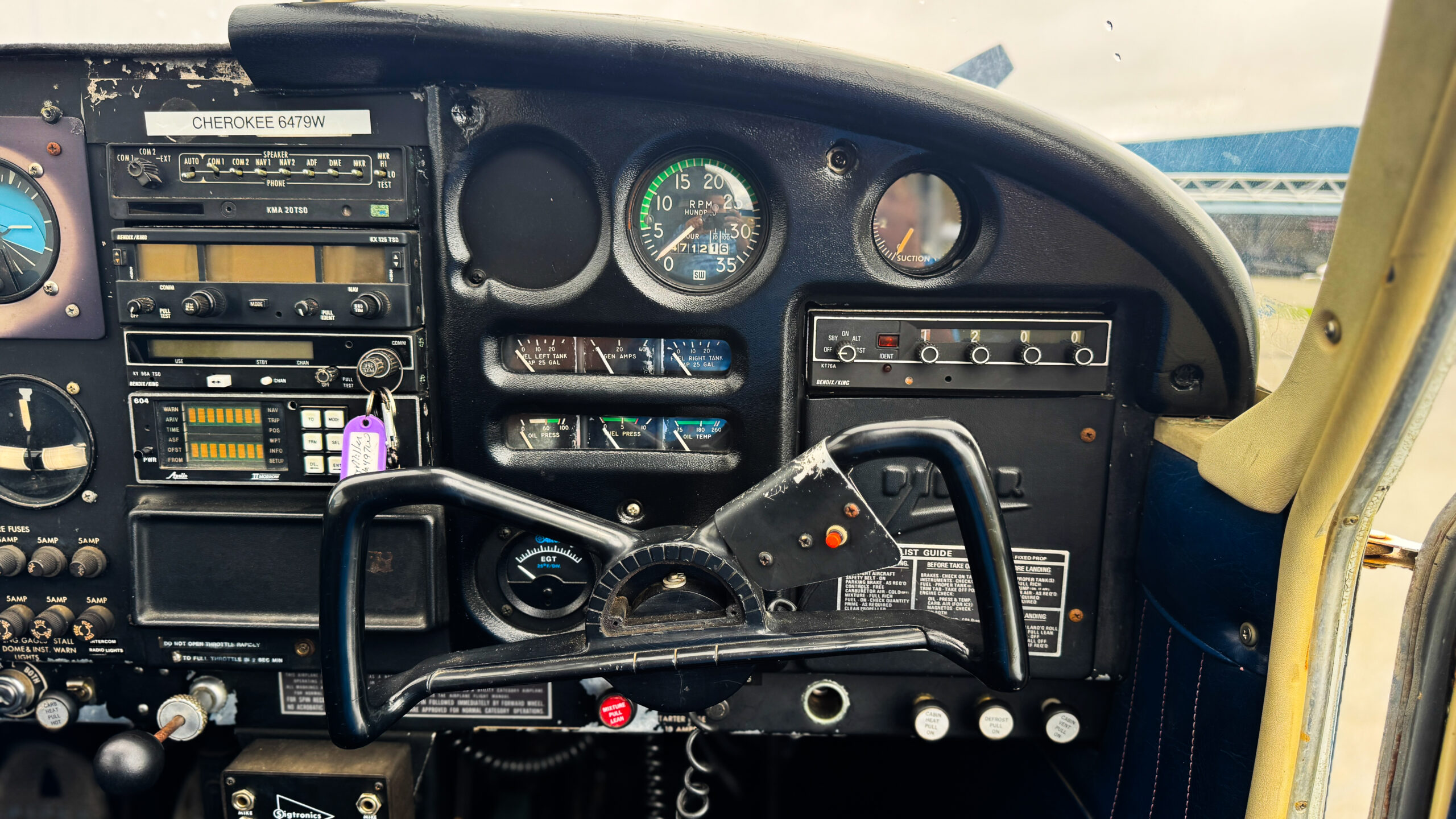 1964 PIPER CHEROKEE PA-28-140 (N6479W) - Right Rudder Aviation